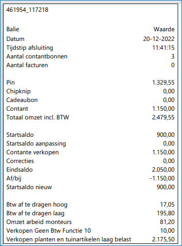 Handmatig een kasstaat inboeken in SnelStart Web