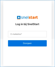 Inloggen in SnelStart Web en in de SnelStart App